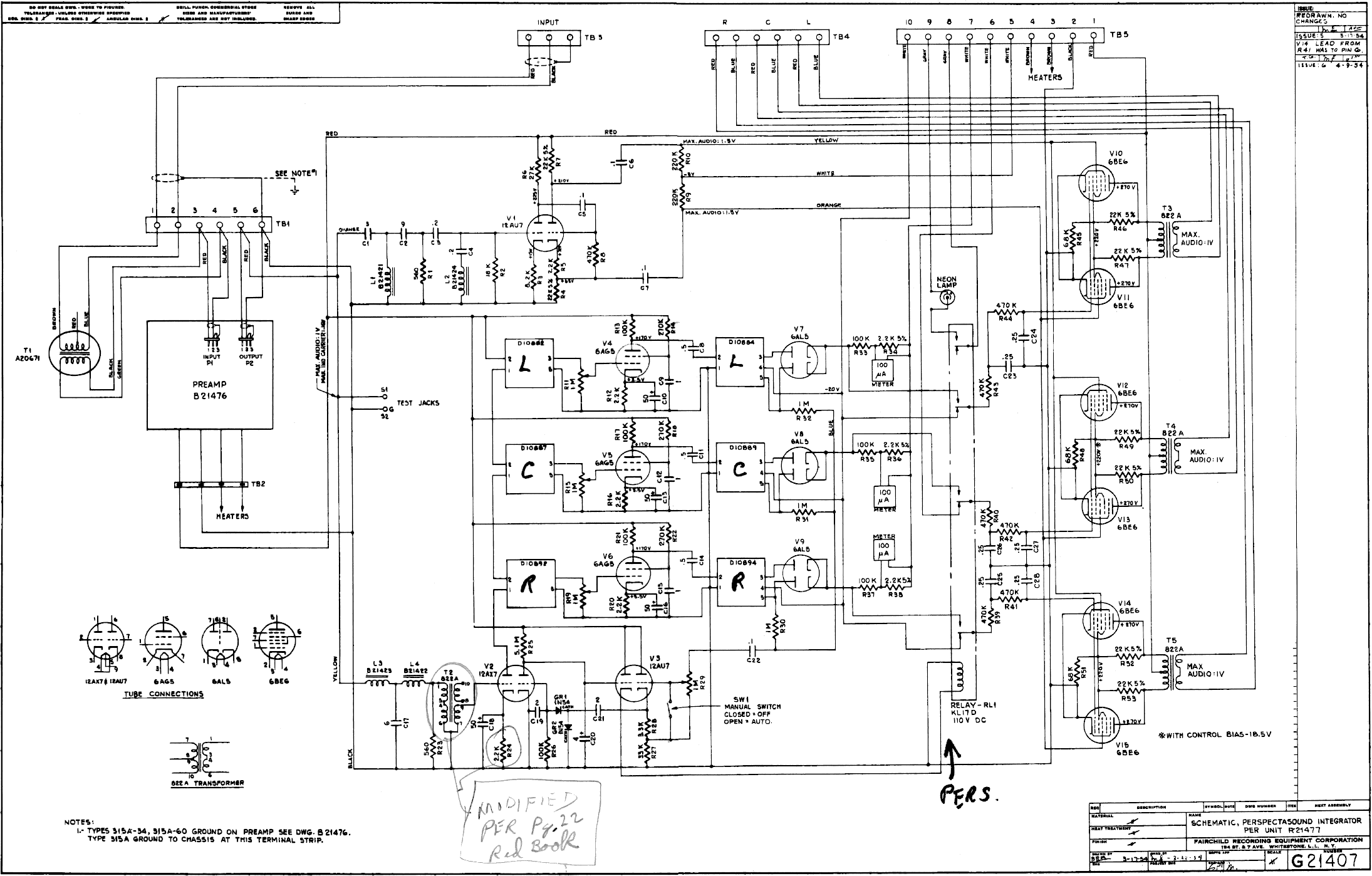 Fairchild Perspecta Sound Booklet
