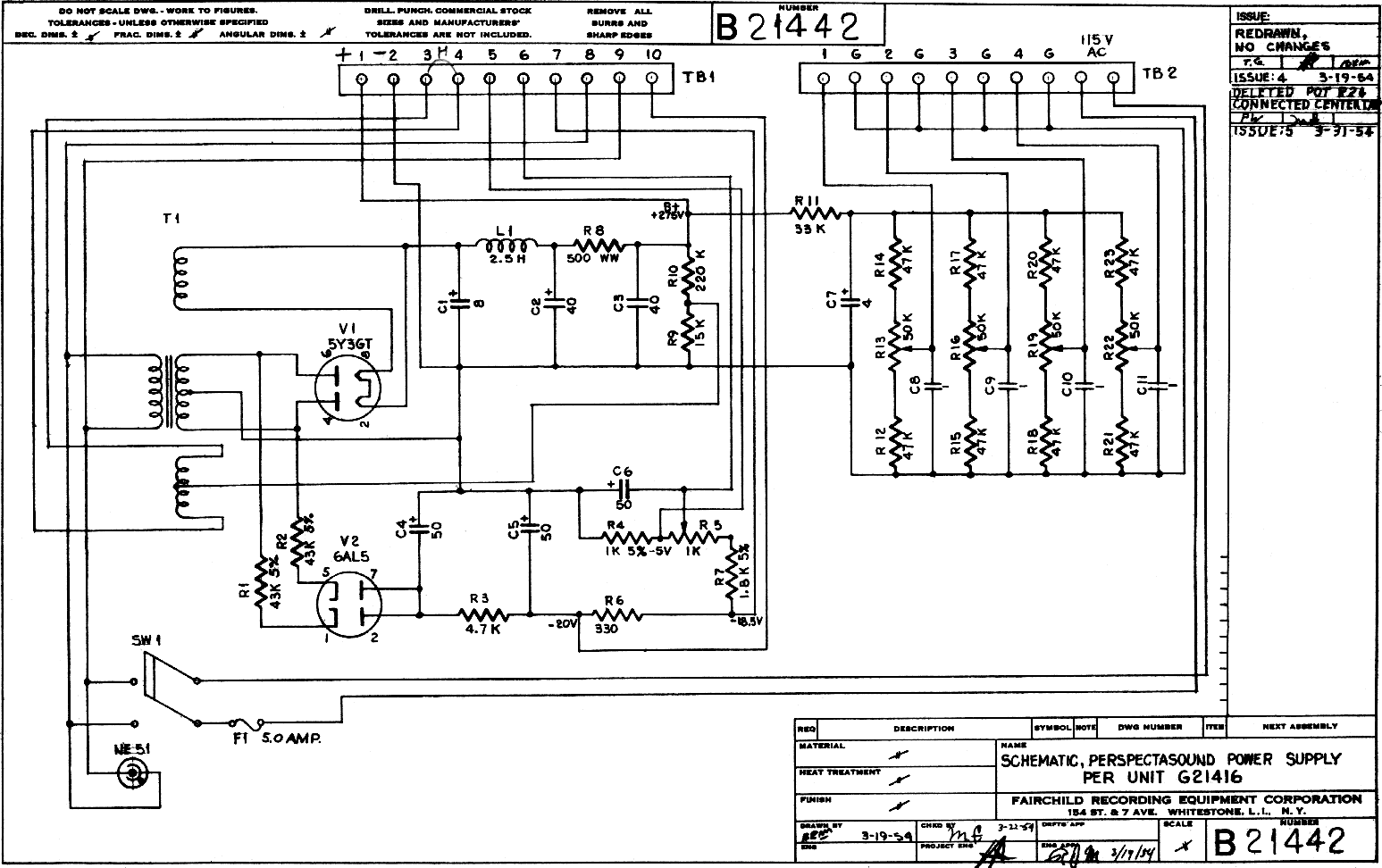 Fairchild Perspecta Sound Booklet